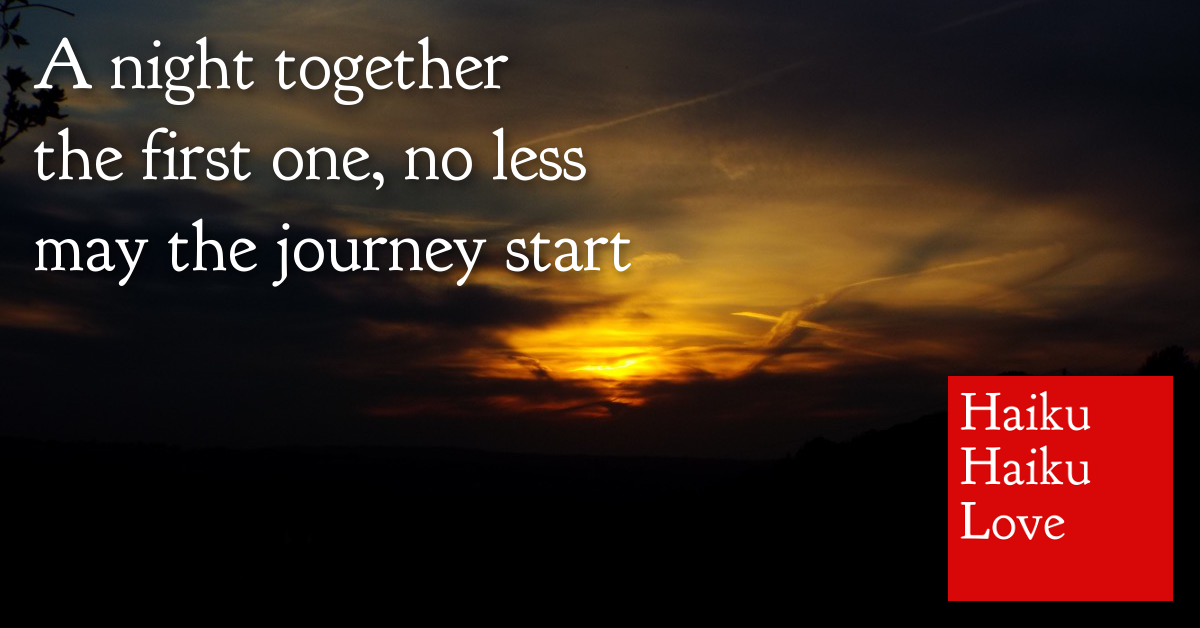 A night together · Haiku Haiku Love