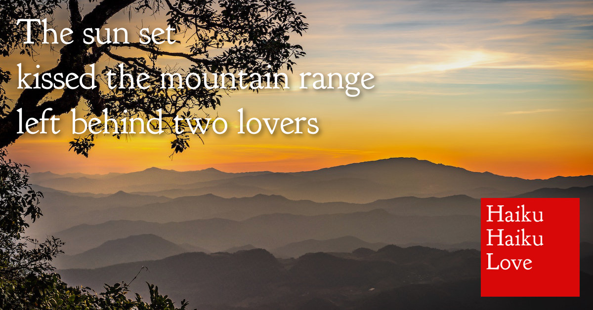 The sun set · Haiku Haiku Love