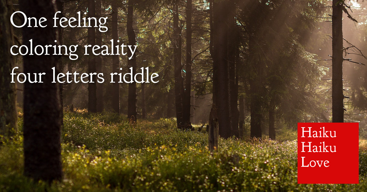 One feeling · Haiku Haiku Love